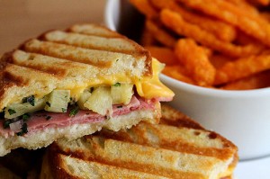 Panini Hawaii with Baked Sweet Potato Fries – A Cup of Sugar … A Pinch ...